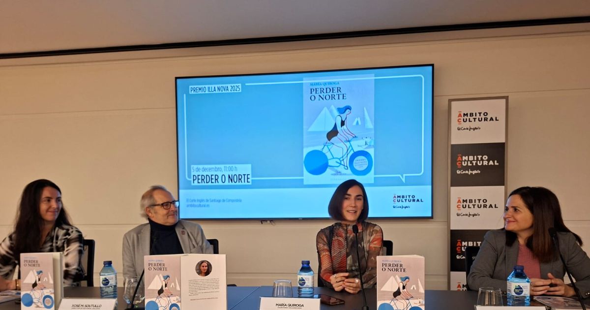 María Quiroga presenta en Santiago 'Perder o norte', Premio Illa Nova ...